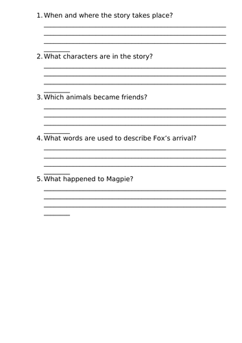 FOX_Margaret_Wild_planning_LOs_pptlessons | Teaching Resources