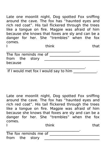 FOX_Margaret_Wild_planning_LOs_pptlessons | Teaching Resources