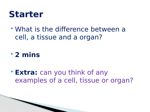 AQA Cells Topic 1 (GCSE Combined AND Triple Science: BIOLOGY ...
