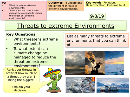 Threats to Extreme Environments | Teaching Resources