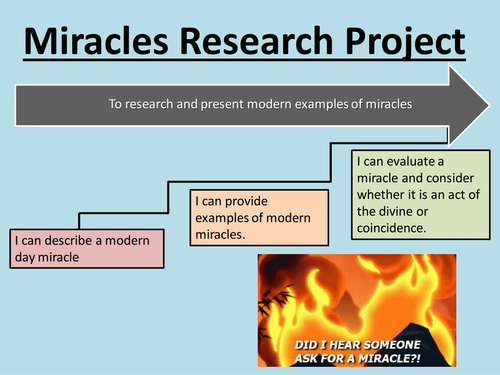 Miracles - Lessons 2 and 3 - Miracle Analysis Presentations | Teaching ...