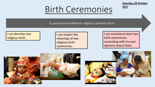 Religion and Young People - Birth Ceremonies - Lesson 2 | Teaching ...
