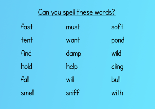 Final Consonant Blends & Double Consonant Endings: Dan’s Dog Runs ...