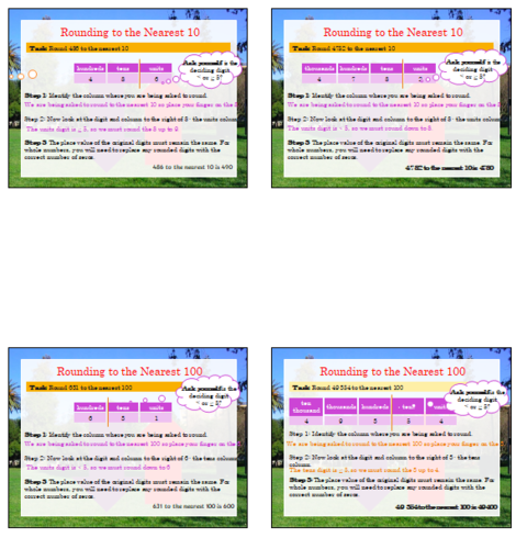 Place Value-Rounding to 10-100-1000 Lesson Pack | Teaching Resources