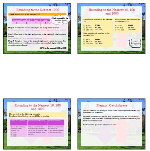 Place Value-Rounding to 10-100-1000 Lesson Pack | Teaching Resources