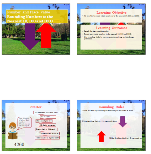 Place Value-Rounding to 10-100-1000 Lesson Pack | Teaching Resources
