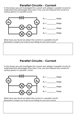 Series & Parallel Circuits | Teaching Resources