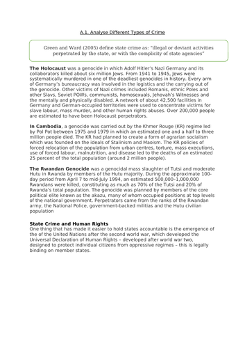 Criminology Eduqas/WJEC- Level 3(New Spec)Unit 1 Changing Awareness of ... Criminology Eduqas/WJEC- Level 3(New Spec)Unit 1 Changing Awareness of ...