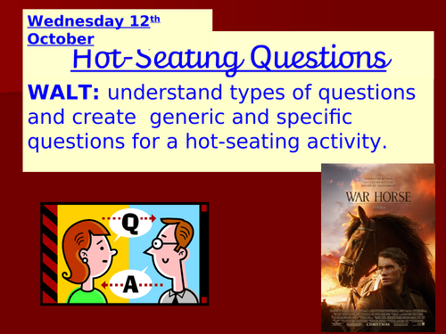 WAR HORSE by Michale Morpurgo ~ Ready-to-use lessons for Chapters 1 ...