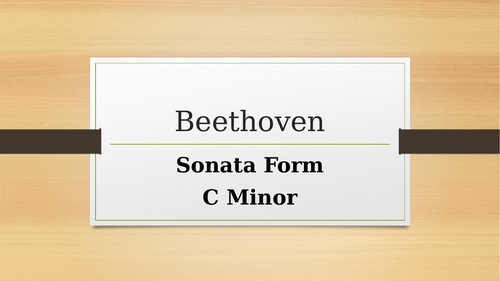 Revision for Beethoven | Teaching Resources