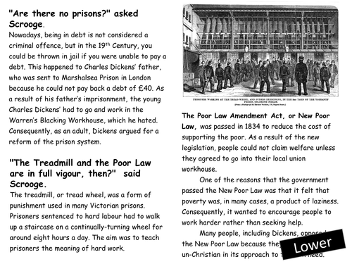 A Christmas Carol - Scrooge and the Charity Collectors | Teaching Resources