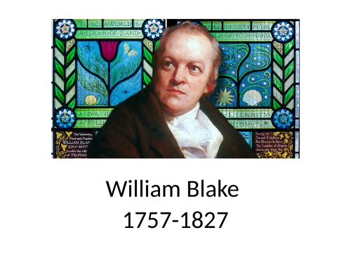 William Blake AQA A2 Social and Political Protest Writing Introduction ...