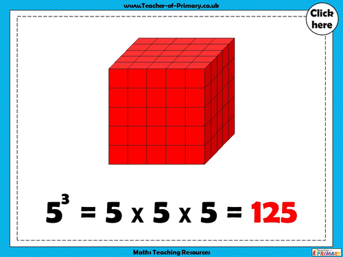 Cube Numbers - Year 5 | Teaching Resources