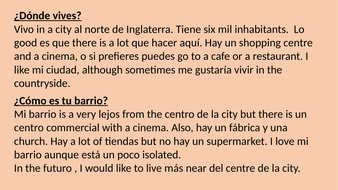 Tangled translation. Mi barrio y mi ciudad | Teaching Resources