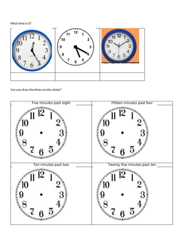 Year 3 Time Planning and Resources | Teaching Resources