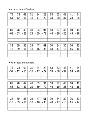 Codebreaker: Subtraction with 2-Digit Numbers | Teaching Resources