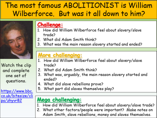 Abolition of Slavery | Teaching Resources