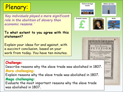 Abolition of Slavery | Teaching Resources