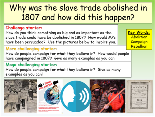 Abolition of Slavery | Teaching Resources