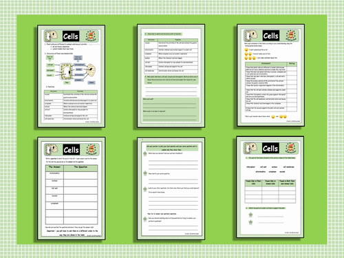 Plant and Animal Cells-Structure and Differences KS3 | Teaching Resources