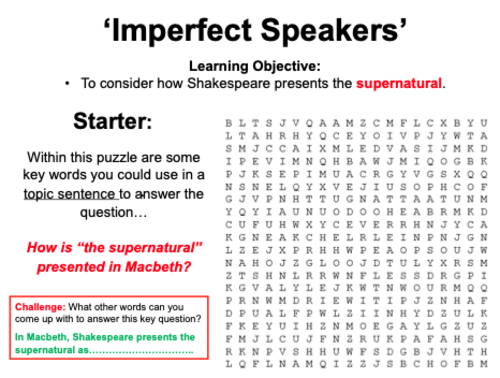 Macbeth (Shakespeare) - GCSE AQA - KS4 | Teaching Resources