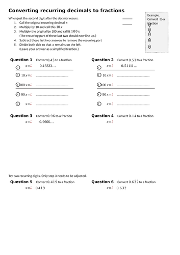 recurring-decimals-to-fractions-scaffolded-teaching-resources