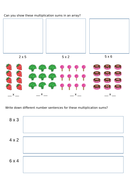 Arrays Worksheet | Teaching Resources