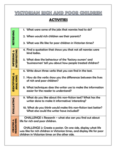 Victorians Non-Fiction Guided Reading Texts and Activities! | Teaching ...
