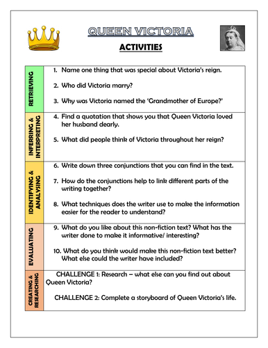 Victorians Non-Fiction Guided Reading Texts and Activities! | Teaching ...