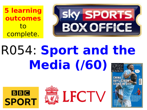 Cambridge National Sport Studies R054 LO1 | Teaching Resources