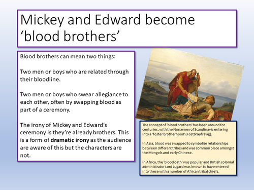 Blood Brothers Mickey | Teaching Resources