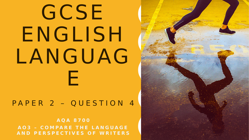AQA 8700/2 GCSE English Language Comparing Articles | Teaching Resources