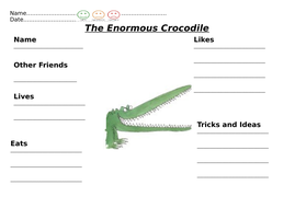 enormous crocodile description | Teaching Resources
