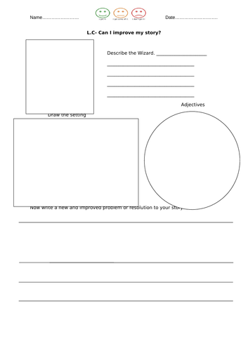 Improving my writing template | Teaching Resources