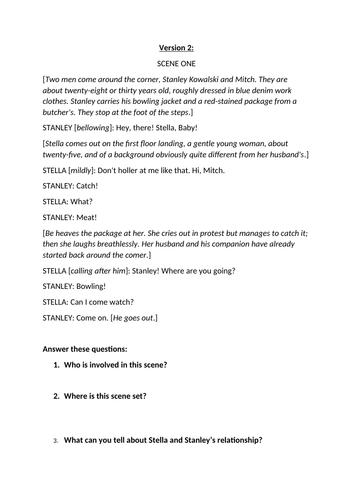 Introduction to Stanislavski Lesson Bundle | Teaching Resources