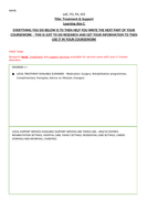 HSC - LEVEL 3 UNIT 14 COURSEWORK HELP | Teaching Resources