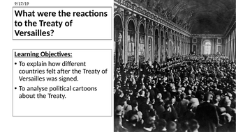 AQA: Reaction to the Treaty of Versailles | Teaching Resources