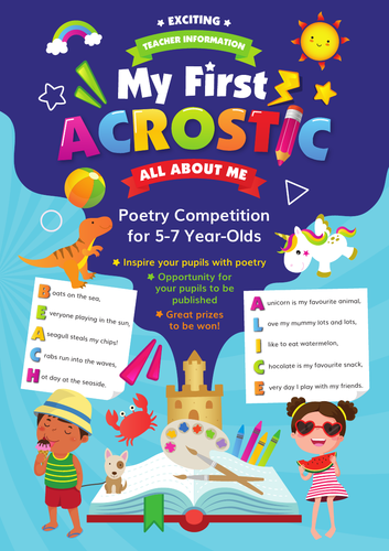 My First Acrostic – All About Me Poetry Writing Resource for 5-7 Year ...