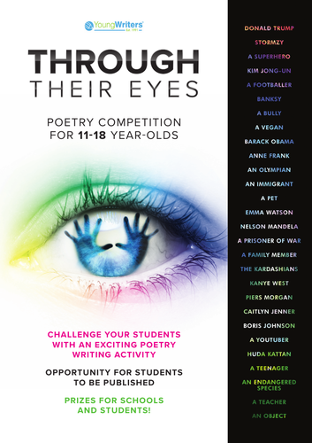 Through Their Eyes Poetry Writing Activity for 11-18 Year-Olds ...