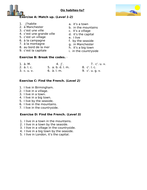 French: Where I Live worksheet | Teaching Resources