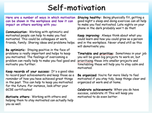 Careers - Work Ethic | Teaching Resources