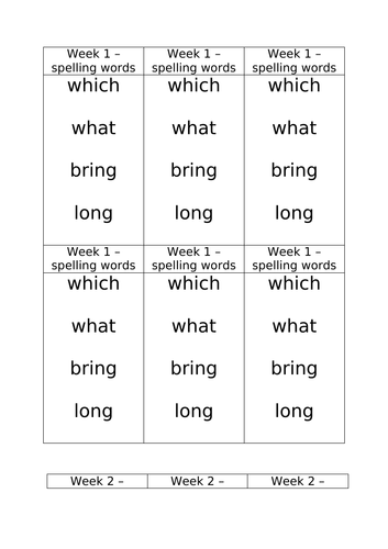 Stage 3 Active Literacy- Spelling homework | Teaching Resources