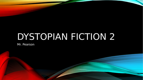 Dystopian Fiction with Media Style Analysis | Teaching Resources