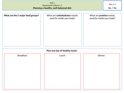 Healthy Living Work Booklet with activities | Teaching Resources