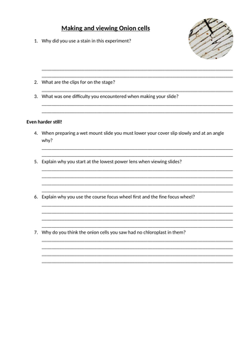 Cells, tissues and organs WHOLE UNIT - Exploring science (Year 7 ...