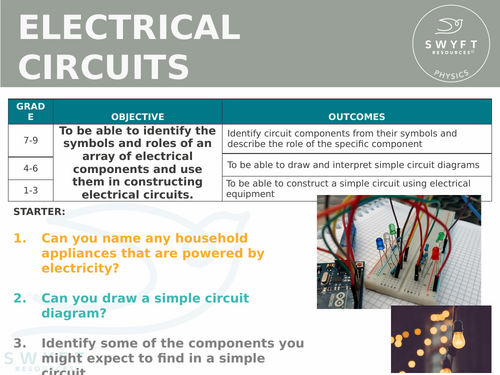 NEW AQA GCSE (2016) Physics - Electrical Circuits | Teaching Resources
