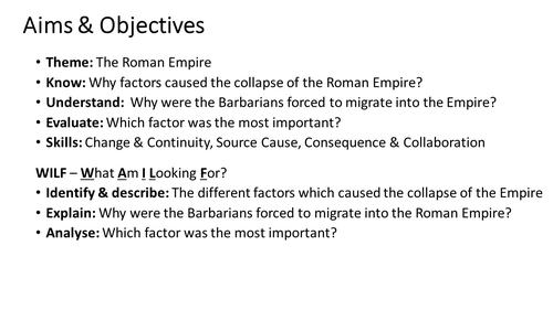Why did the Roman Empire collapse? | Teaching Resources