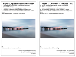 Paper 1, Q5 Practice Tasks Set Two | Teaching Resources