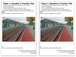 Paper 1, Q5 Practice Tasks Set Three | Teaching Resources