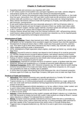 AQA AS/A-Level History British Empire Revision Notes Summarised ...